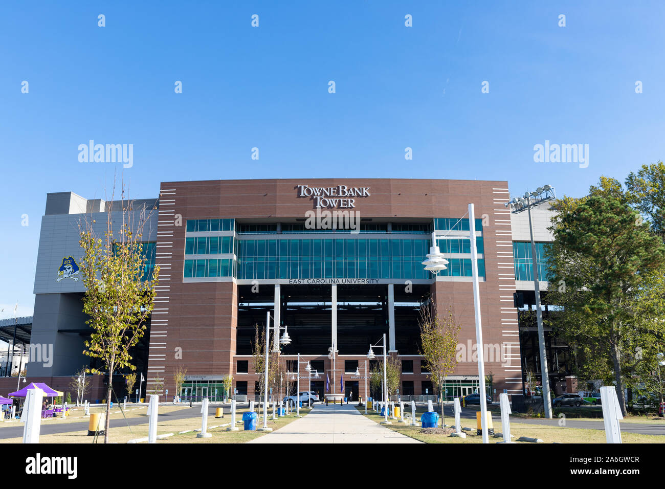Greenville, NC / USA - October 26, 2019: Dowdy-Ficklen Stadium at East ...