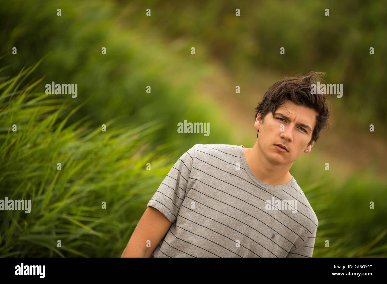 Tall dark handsome male model hi-res stock photography and images - Alamy