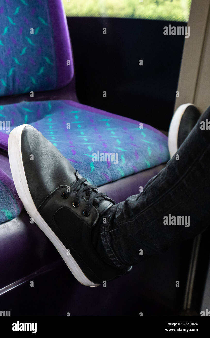 Feet Seat Bus High Resolution Stock Photography and Images - Alamy