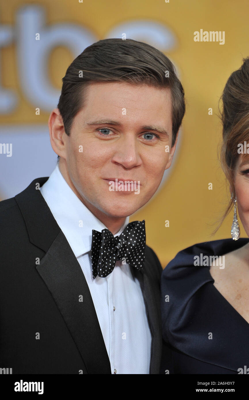 LOS ANGELES, CA. January 27, 2013: Downton Abbey star Allen Leech at ...