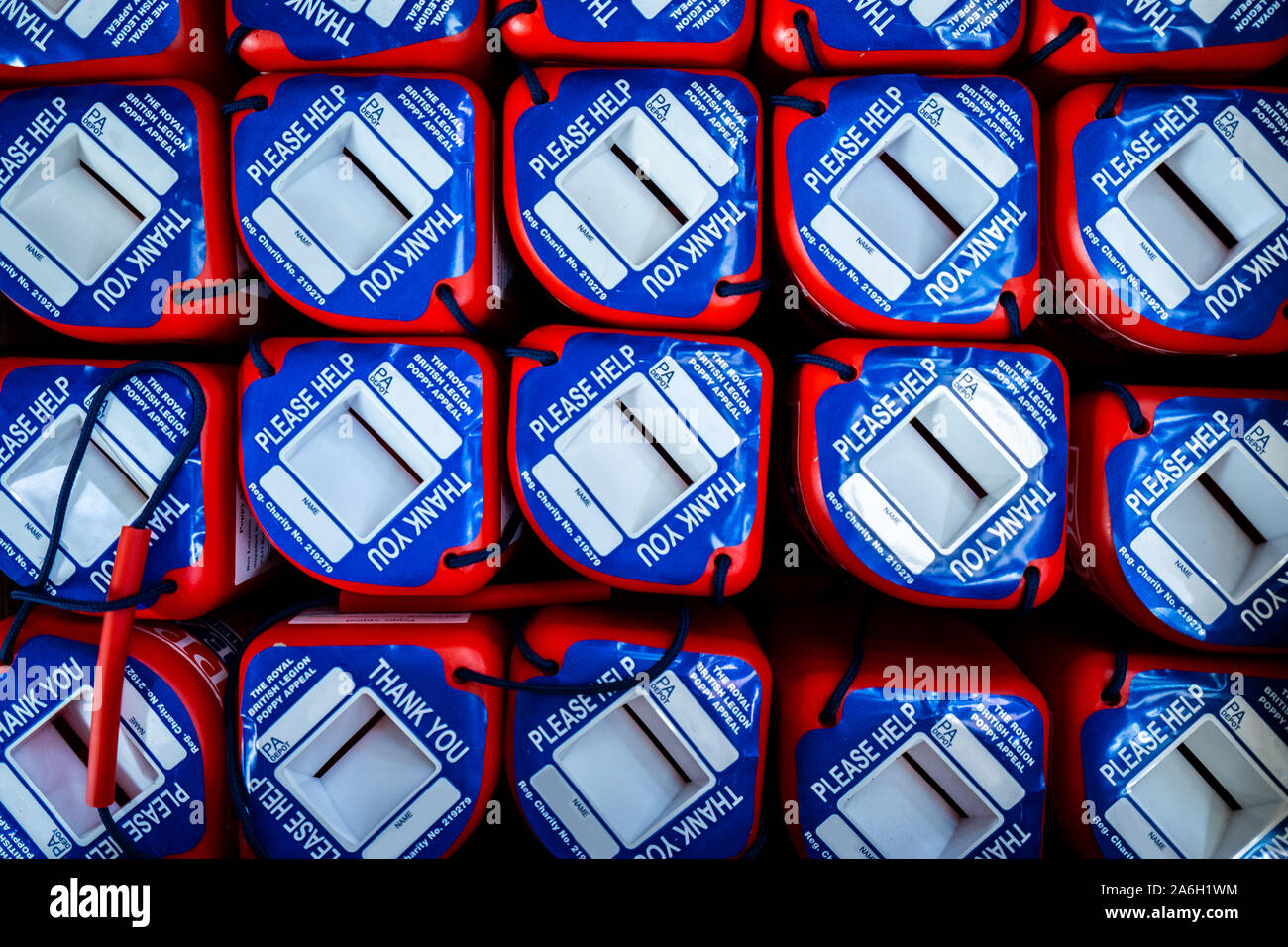 Charity collection tins hi-res stock photography and images - Alamy