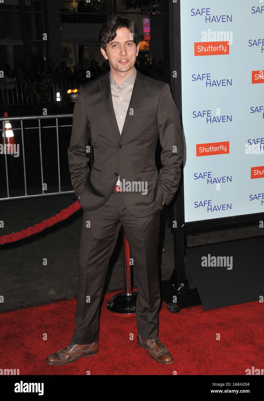 LOS ANGELES, CA. February 05, 2013: Jackson Rathbone at the premiere of ...