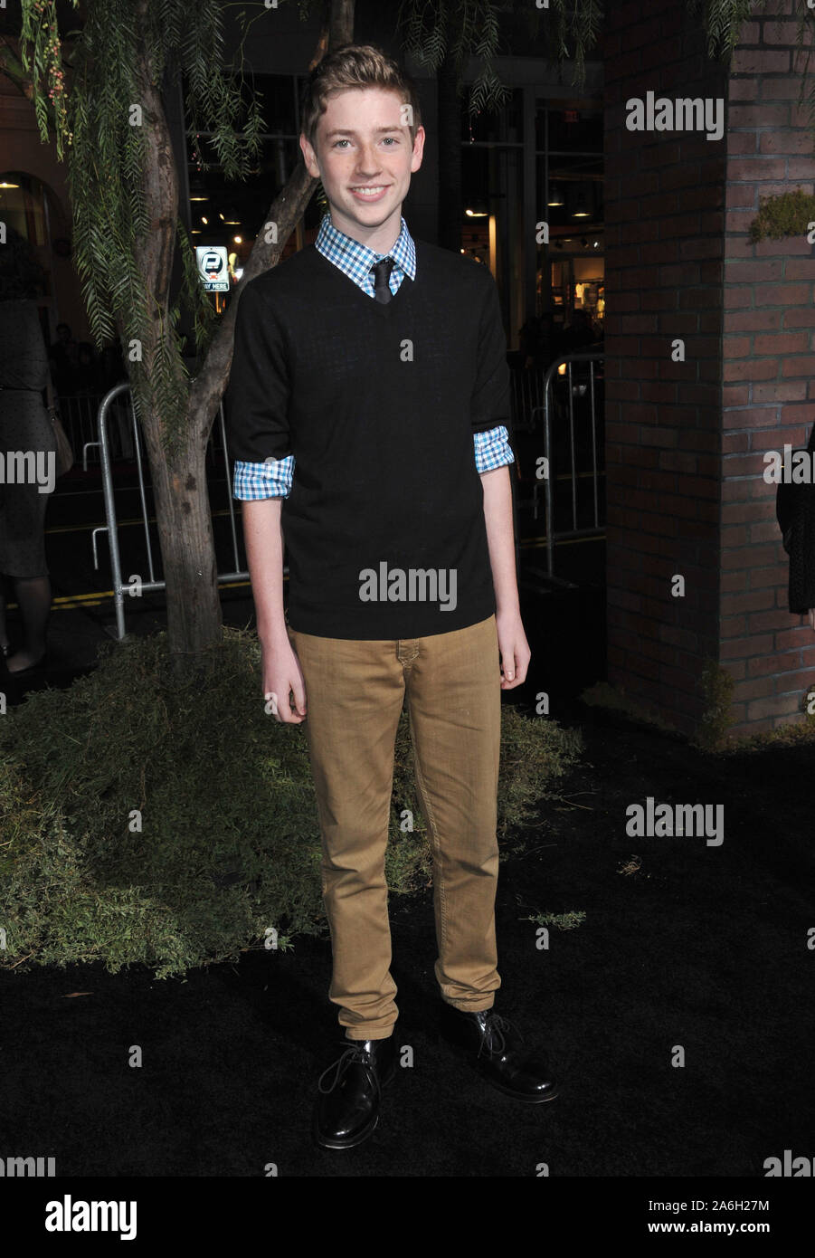 LOS ANGELES, CA. February 06, 2013: Jackson Pace at the world premiere ...