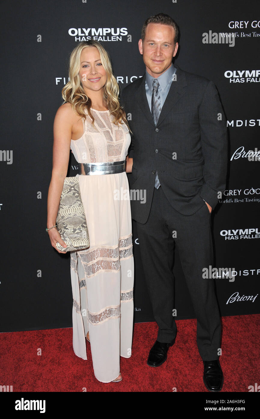 LOS ANGELES, CA. March 18, 2013: Cole Hauser & wife Cynthia Daniel at ...