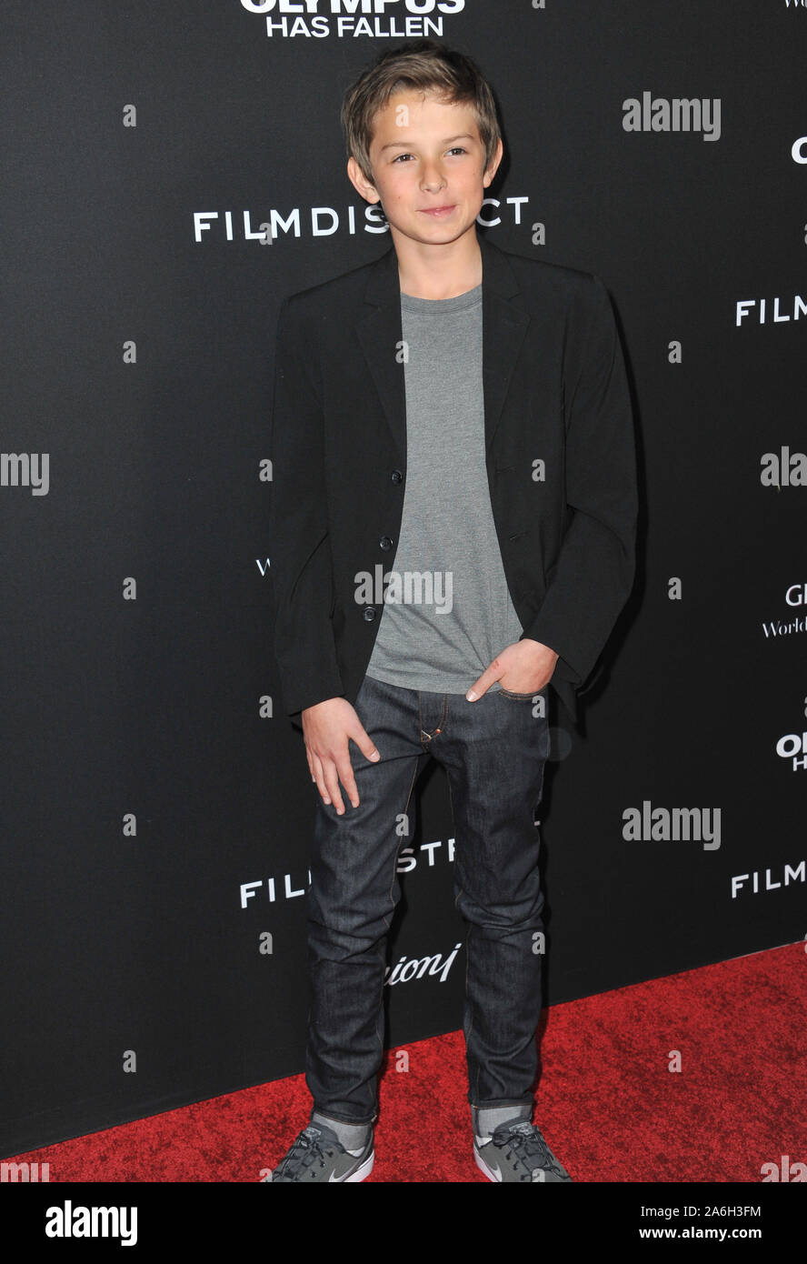 LOS ANGELES, CA. March 18, 2013: Finley Jacobsen at the Los Angeles ...