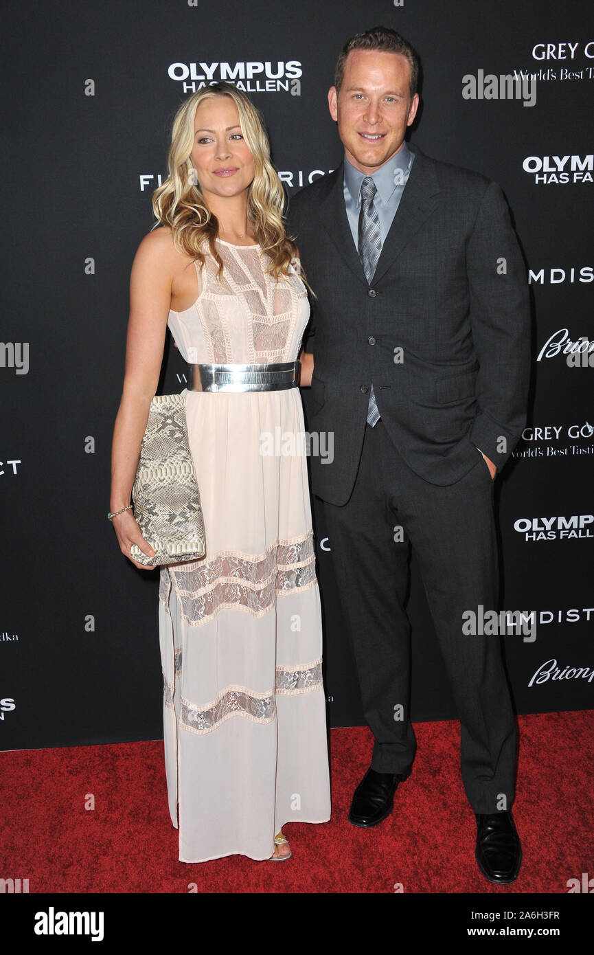 LOS ANGELES, CA. March 18, 2013: Cole Hauser & wife Cynthia Daniel at ...