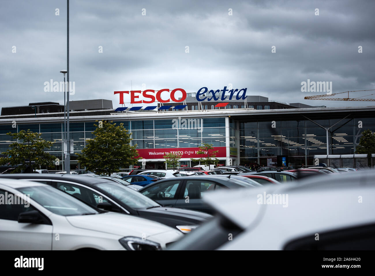 The Huge, large Tesco Extra Store on the out skirts of Hanley City ...