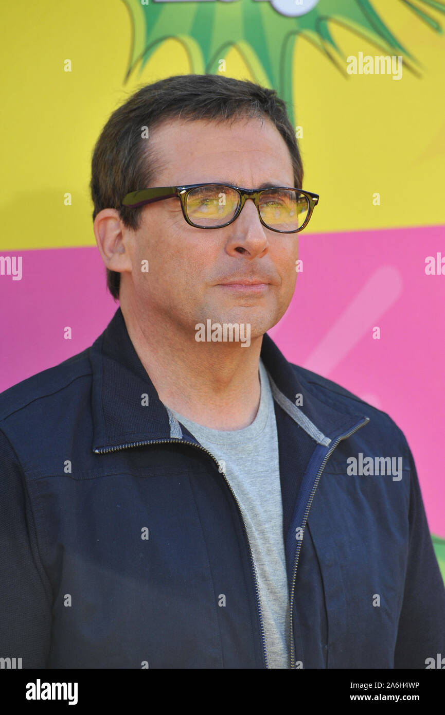LOS ANGELES, CA. March 23, 2013: Steve Carell at Nickelodeon's 26th ...
