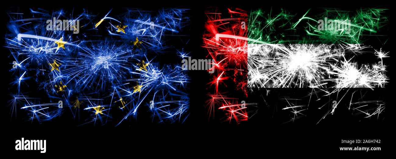 Eu, European union vs United Arab Emirates, Emirati new year ...