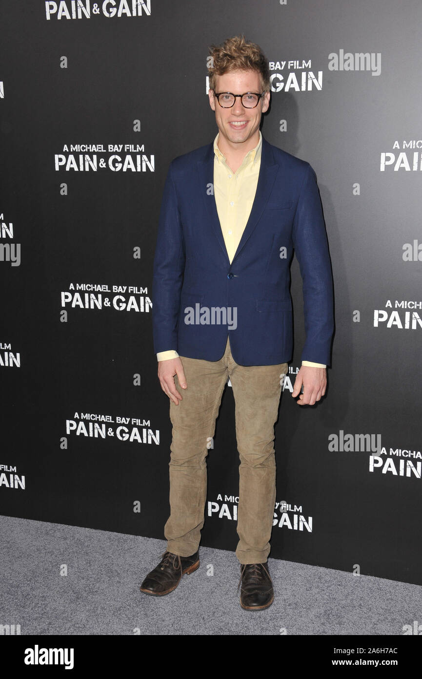 LOS ANGELES, CA. April 22, 2013: Barrett Foa at the Los Angeles ...