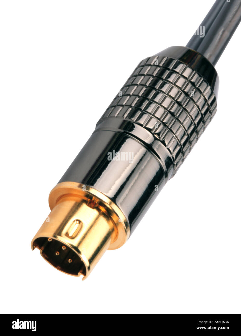 Male Plug Connector Isolated Stock Photo - Alamy