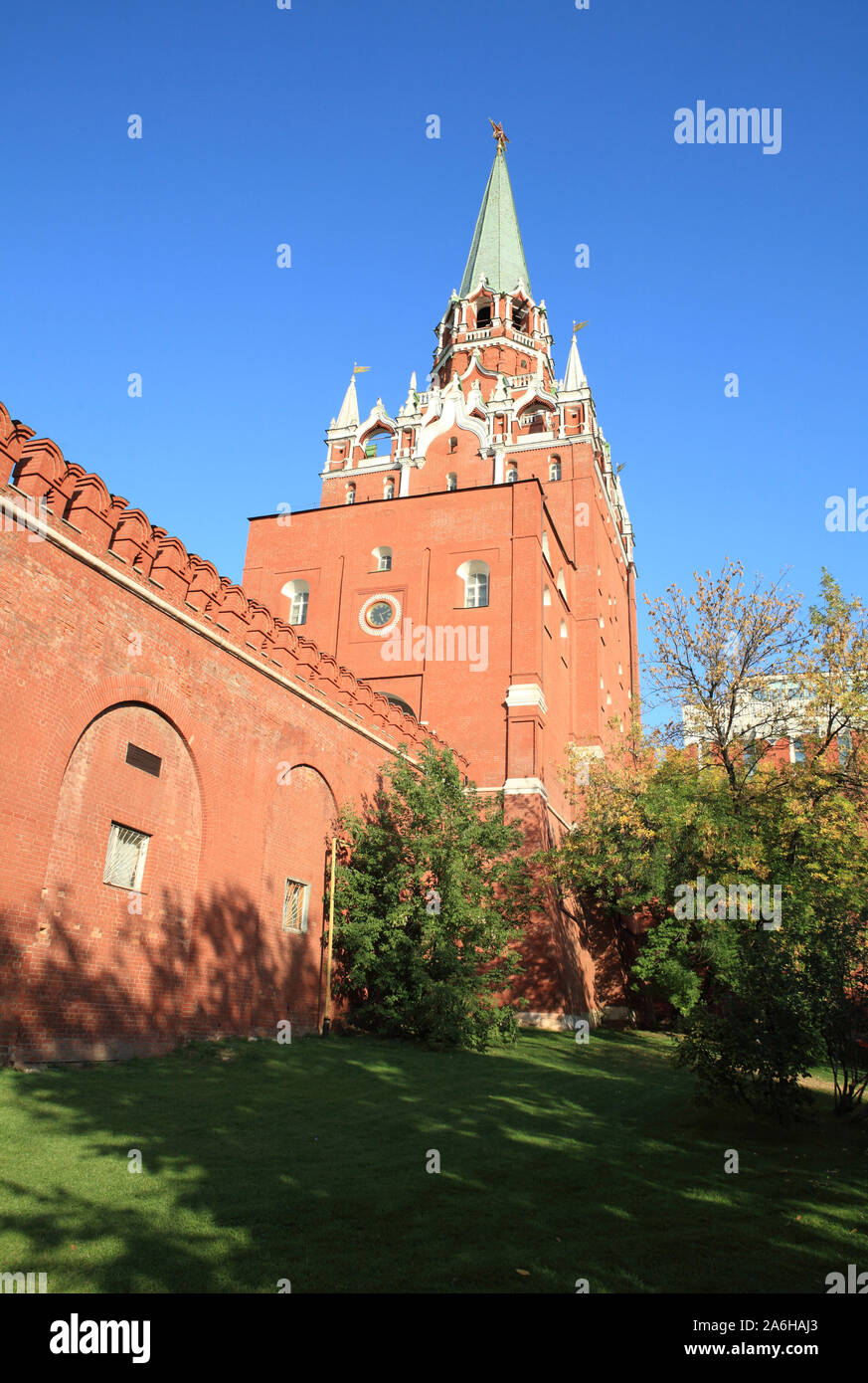Kremlin tower on sky background Stock Photo - Alamy