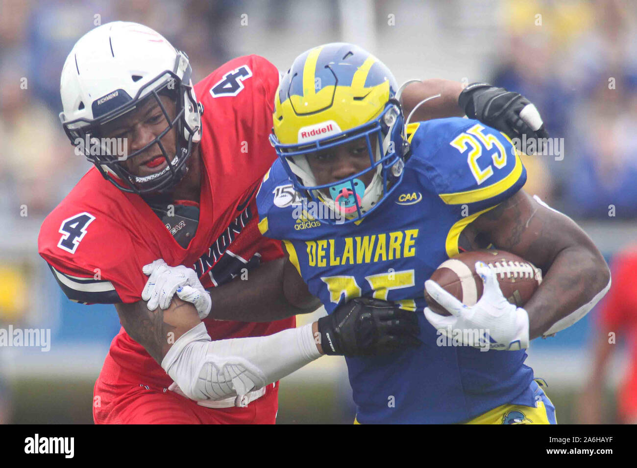 Newark, DE, USA. 26th Oct, 2019. Richmond defensive back BRANDON ...
