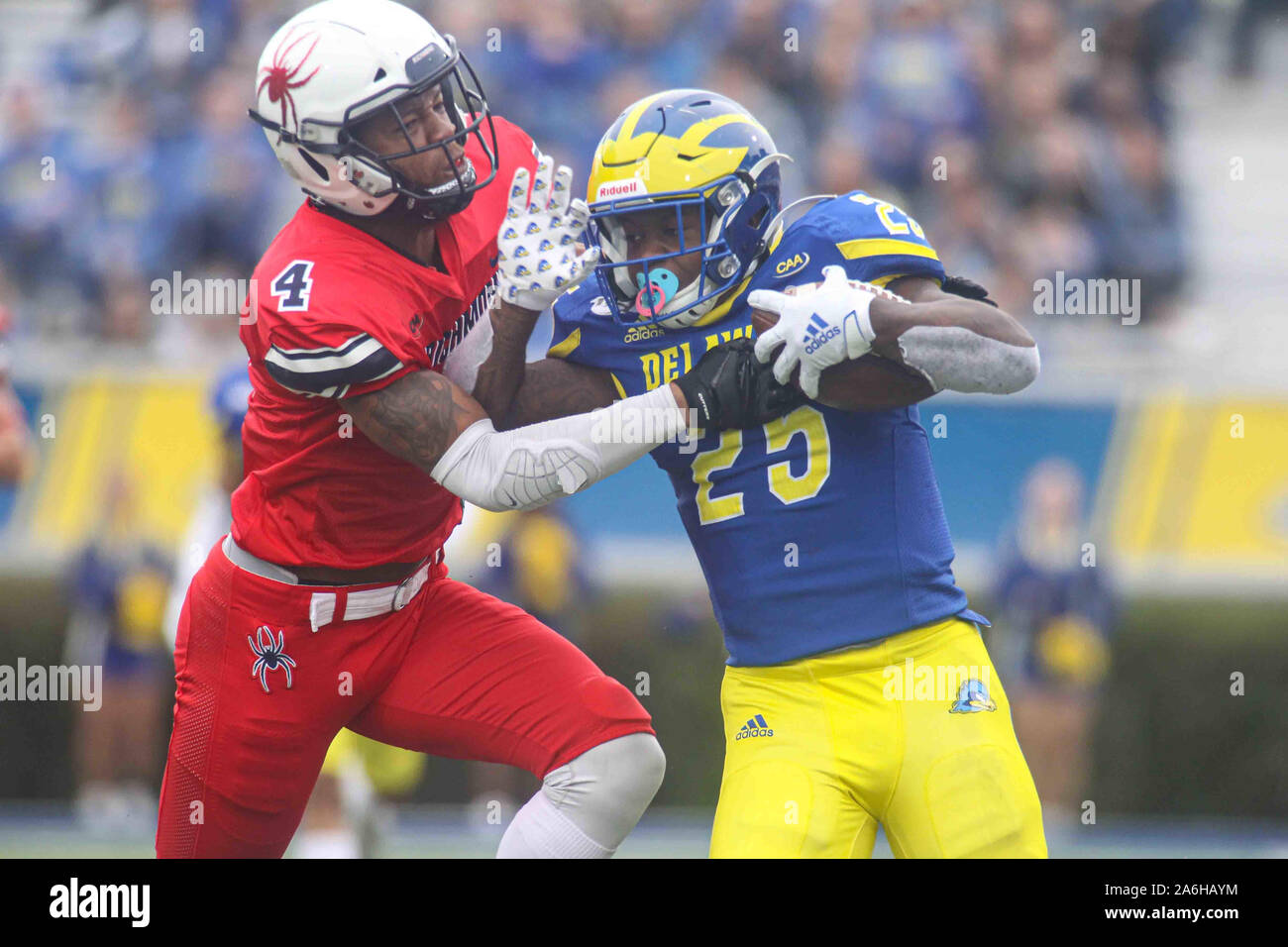 Newark, DE, USA. 26th Oct, 2019. Richmond defensive back BRANDON ...