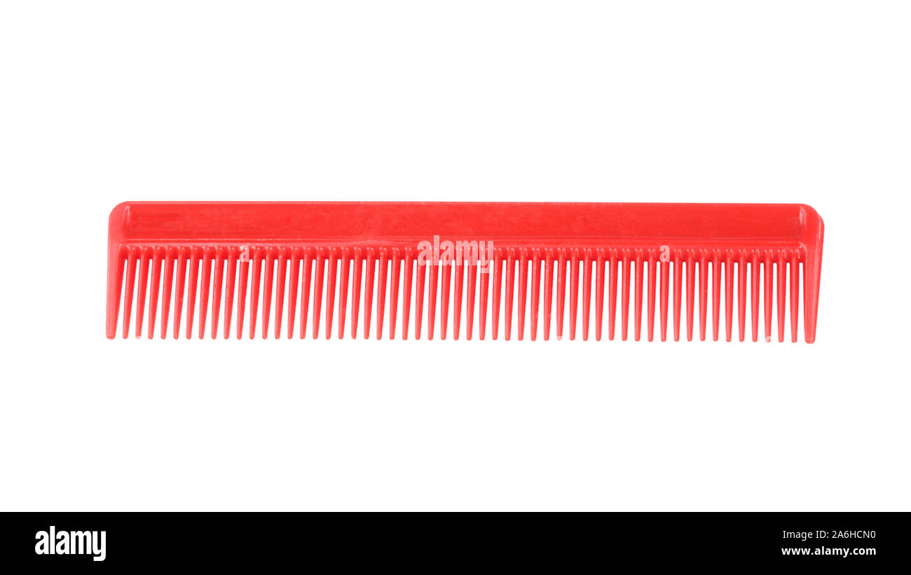 Red Comb Isolated Stock Photo - Alamy