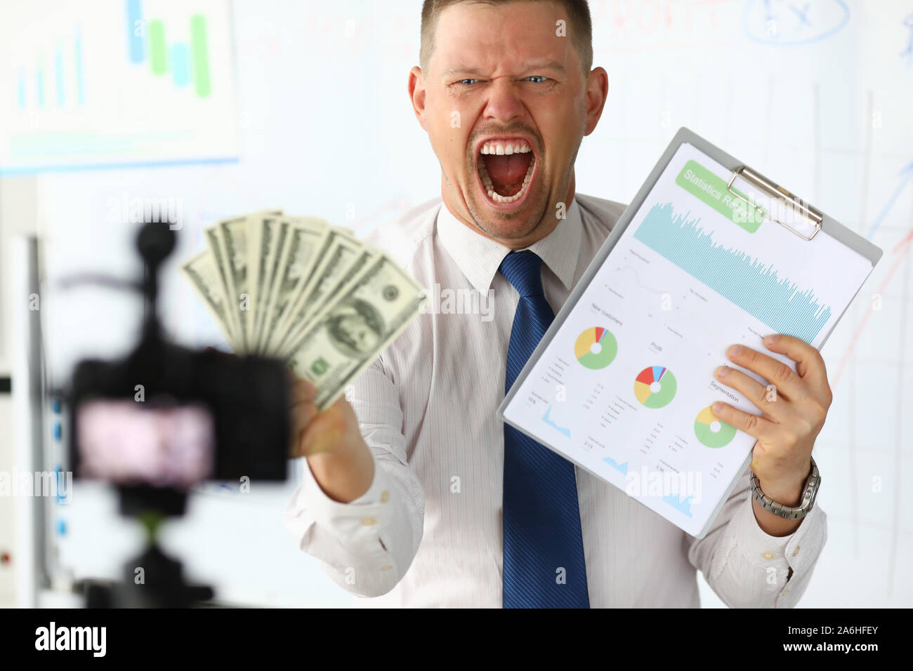 Stats man hi-res stock photography and images - Alamy