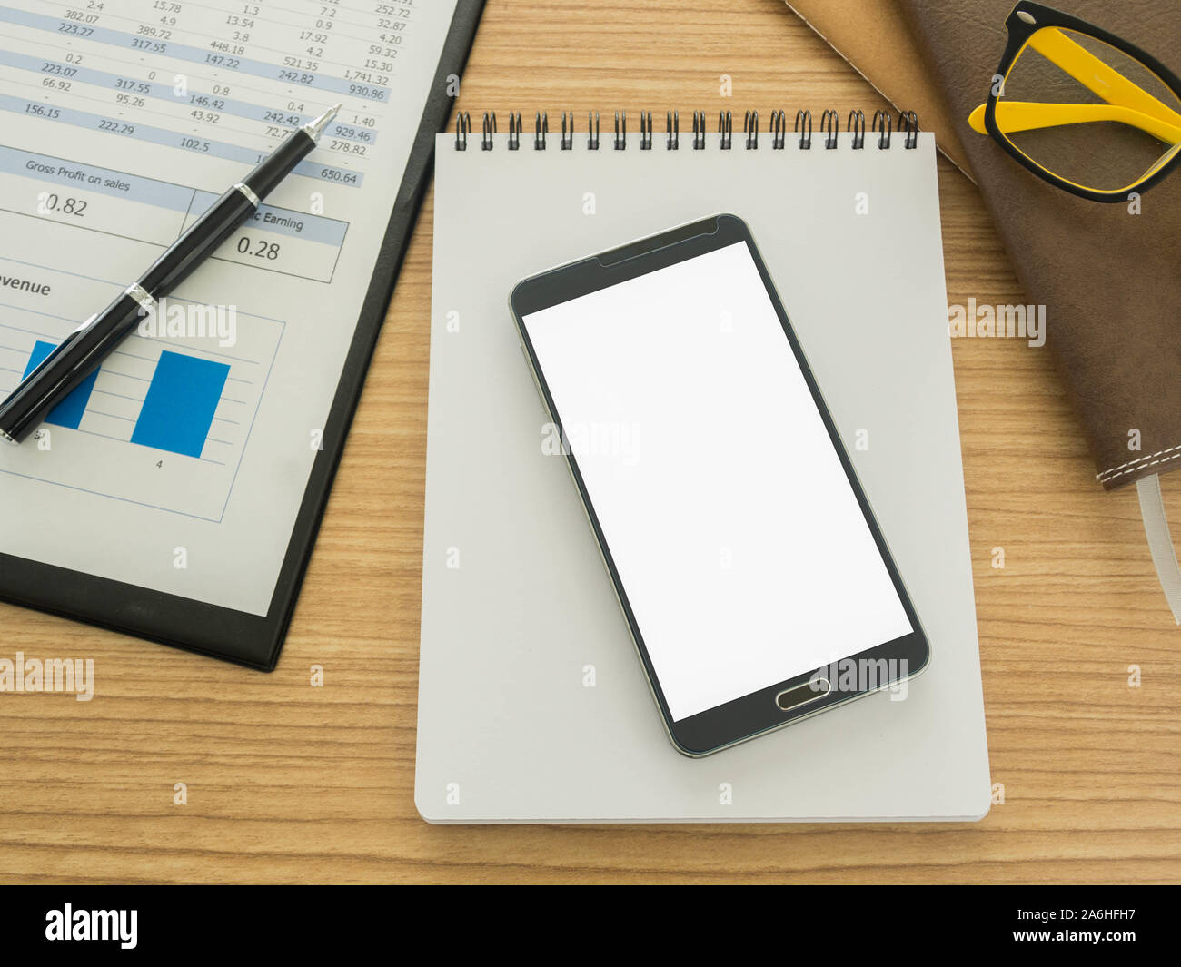 Notebook report hi-res stock photography and images - Alamy
