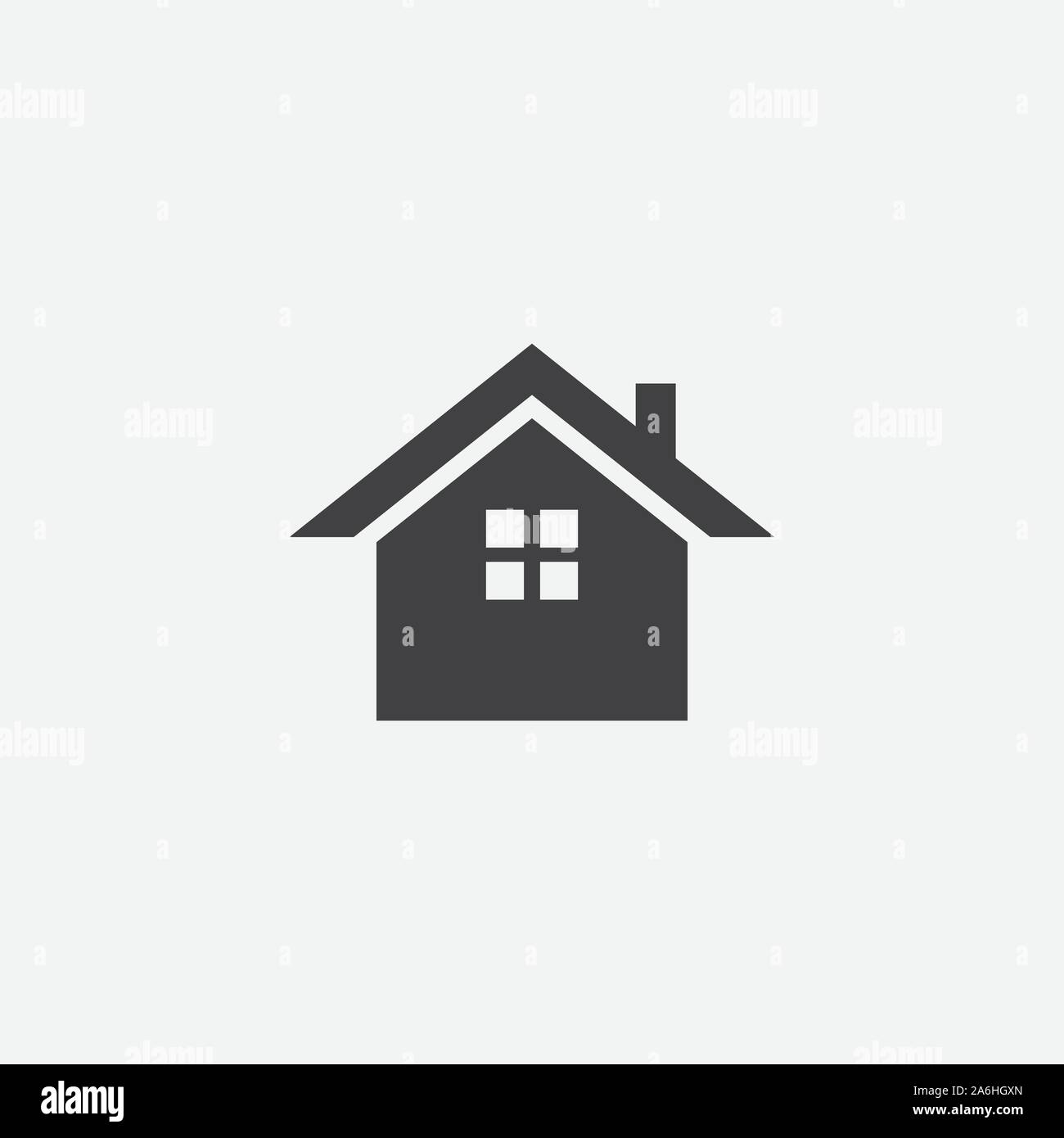 House or home vector icon, Home vector icon illustration sign, home ...