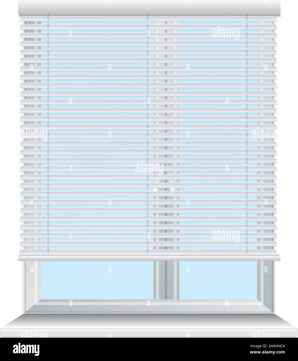 Metal window jalousie icon. Cartoon of metal window jalousie vector ...