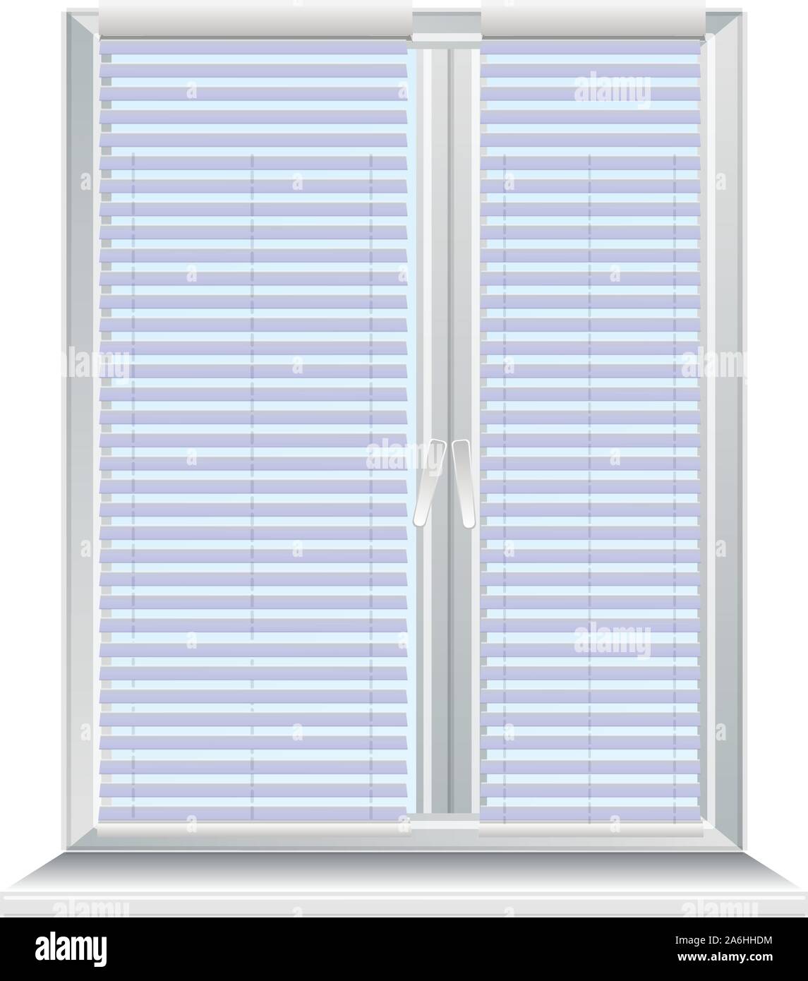 Window jalousie icon. Cartoon of window jalousie vector icon for web ...