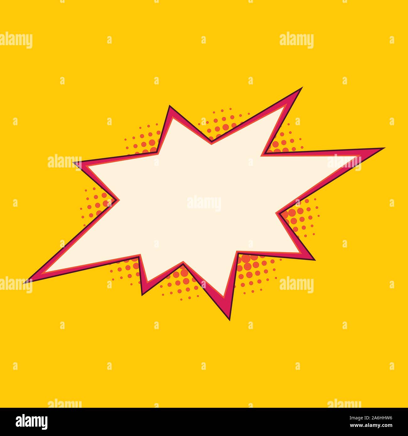 Blank comic speech exclamation hi-res stock photography and images - Alamy