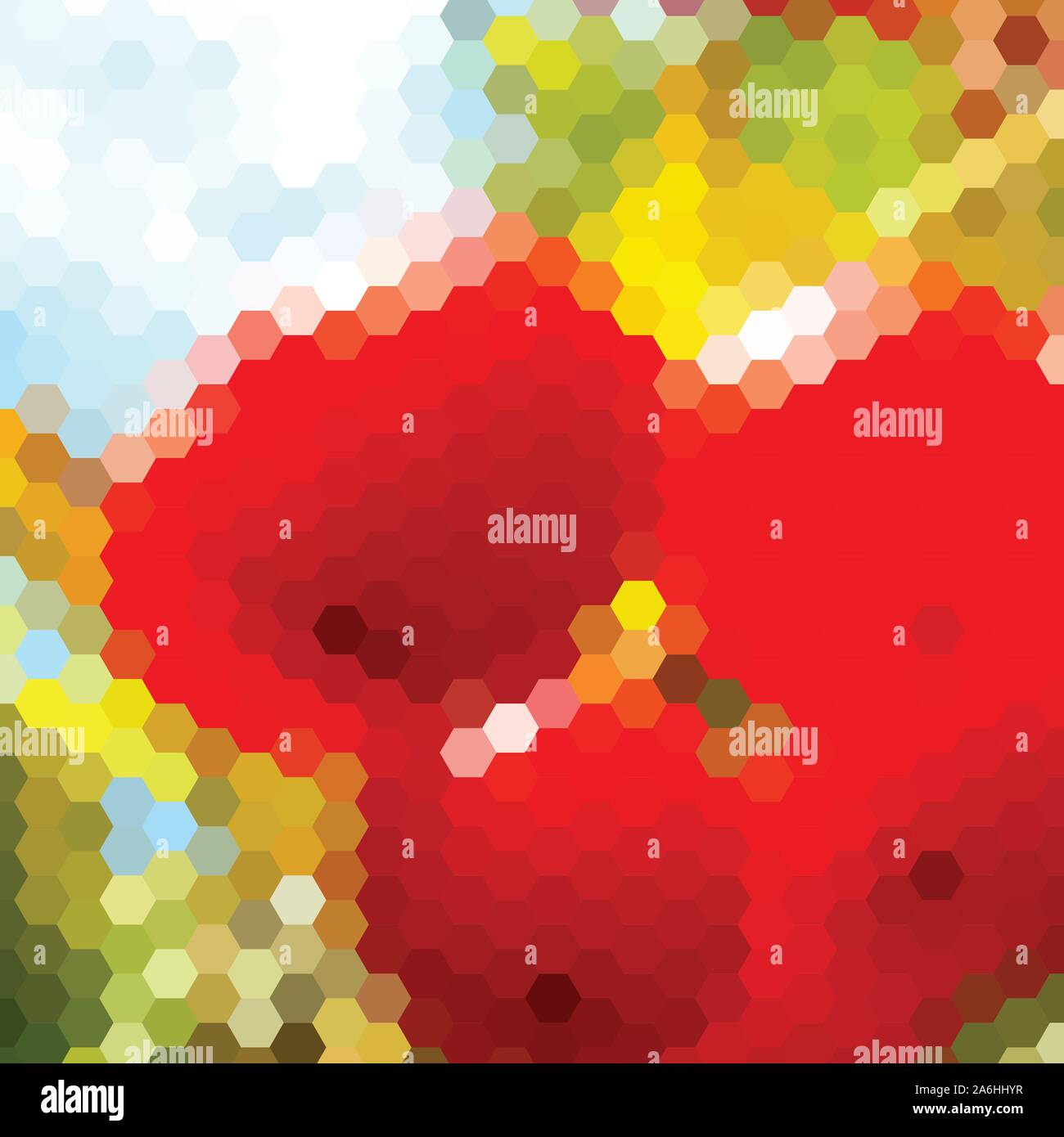 Background with colorful hex grid Stock Vector Image & Art - Alamy