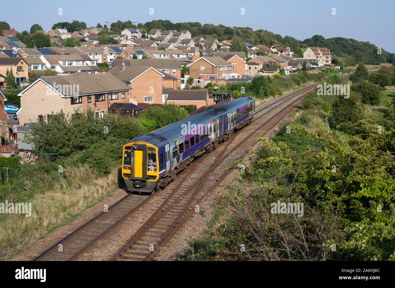 British Rail Class 158 Express Sprinter Diesel Multiple Unit Train High ...