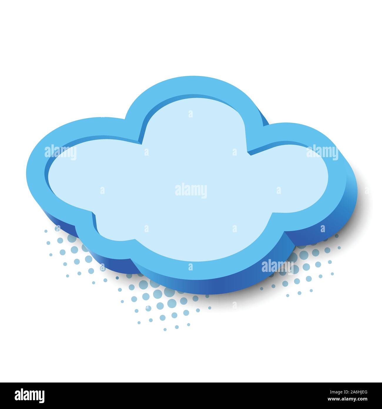 3d cloud frame Stock Vector Image & Art - Alamy