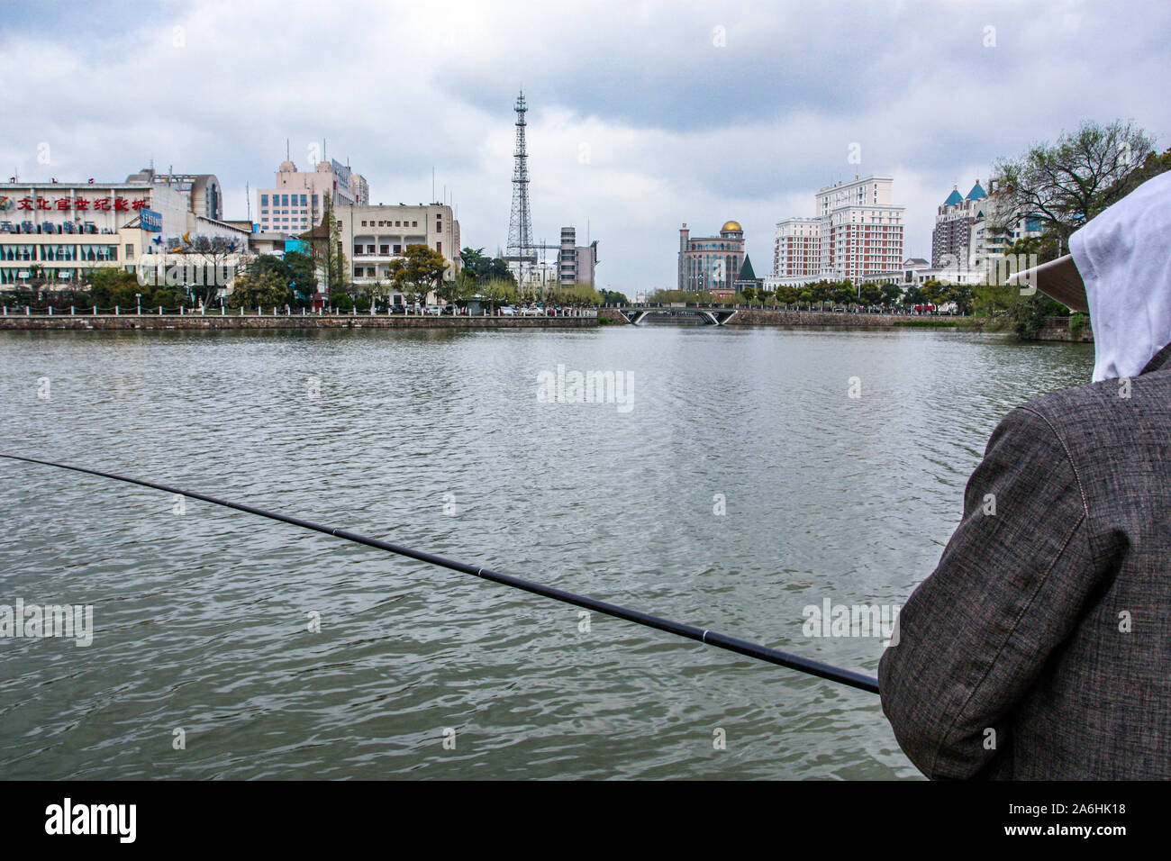 Asian male sport fishing angler hi-res stock photography and images - Alamy