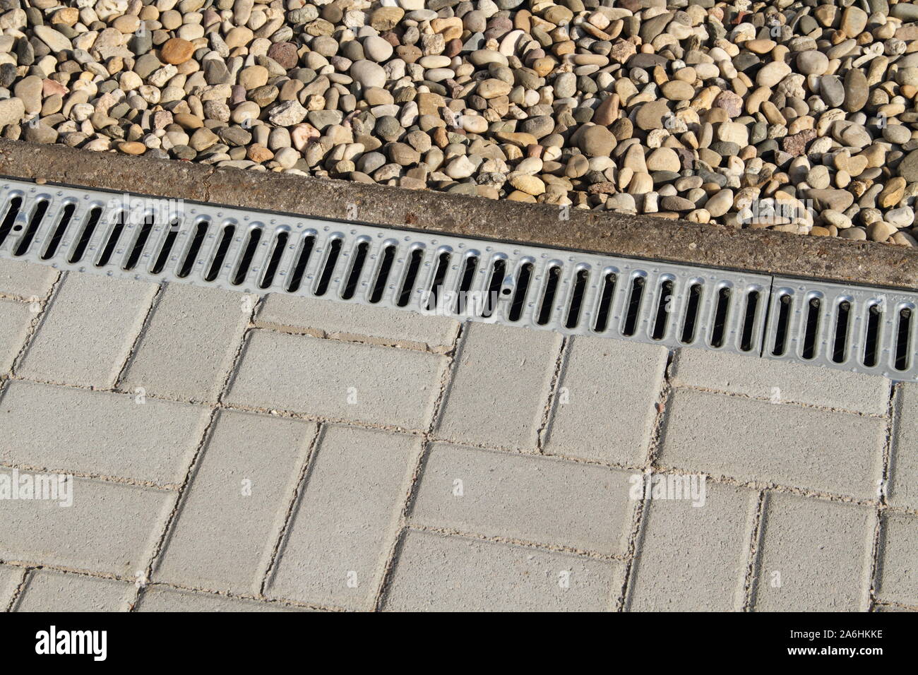 Square gully grid hi-res stock photography and images - Alamy