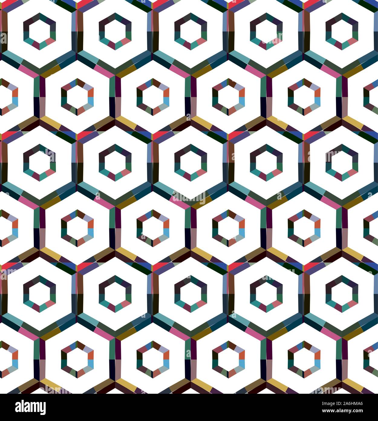 Geometric ornamental vector pattern. Seamless design texture Stock ...