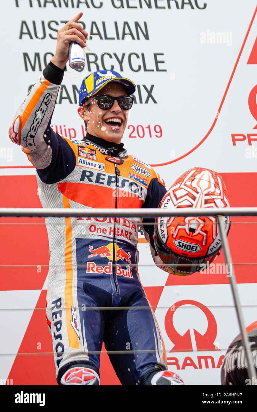 Marc marquez podium australia hi-res stock photography and images - Alamy