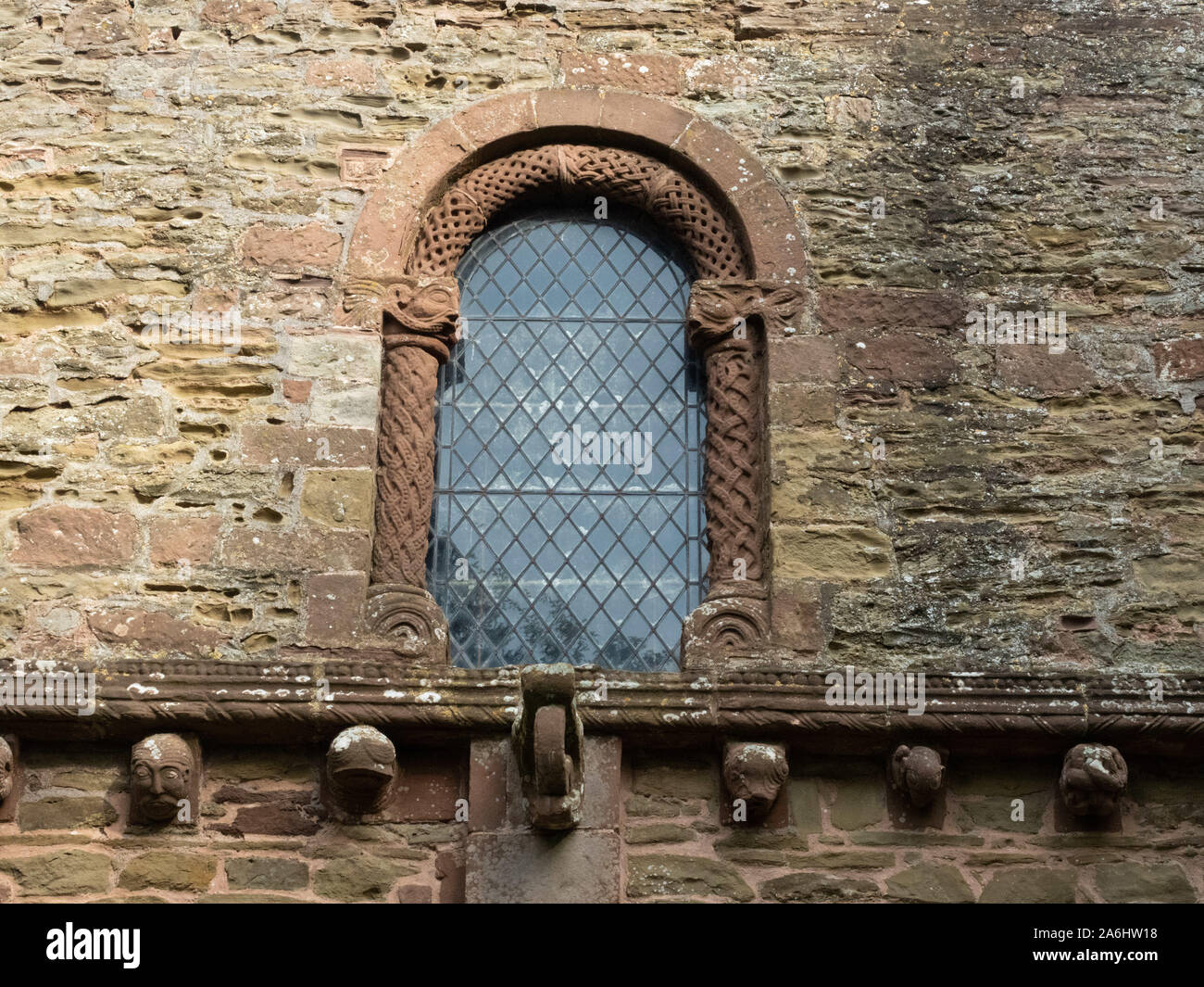 Kilpeck church carvings herefordshire hi-res stock photography and ...