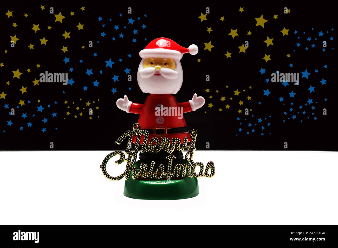 Santa Claus puppet Stock Photo - Alamy