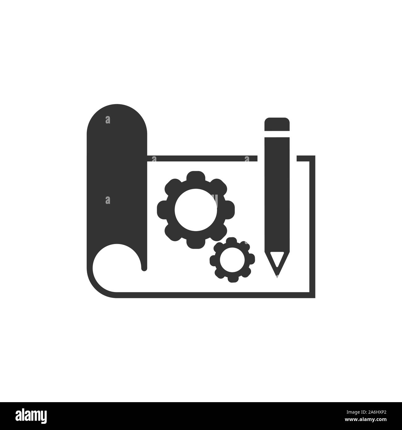 Prototype Icon In Flat Style Startup Vector Illustration On White