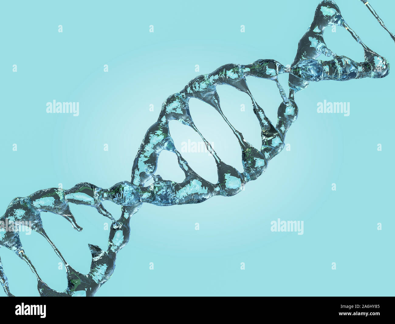 DNA chain. Abstract scientific background. Beautiful illustraion ...