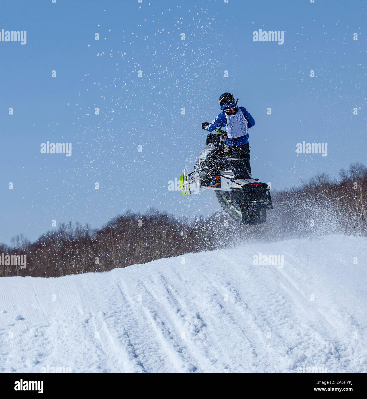 Snowmobile snow machine motorcycle hi-res stock photography and images ...