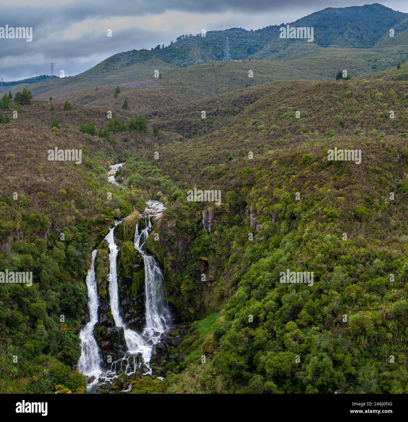 Waipunga Falls is a gorgeous 40m segmented waterfall featuring three ...