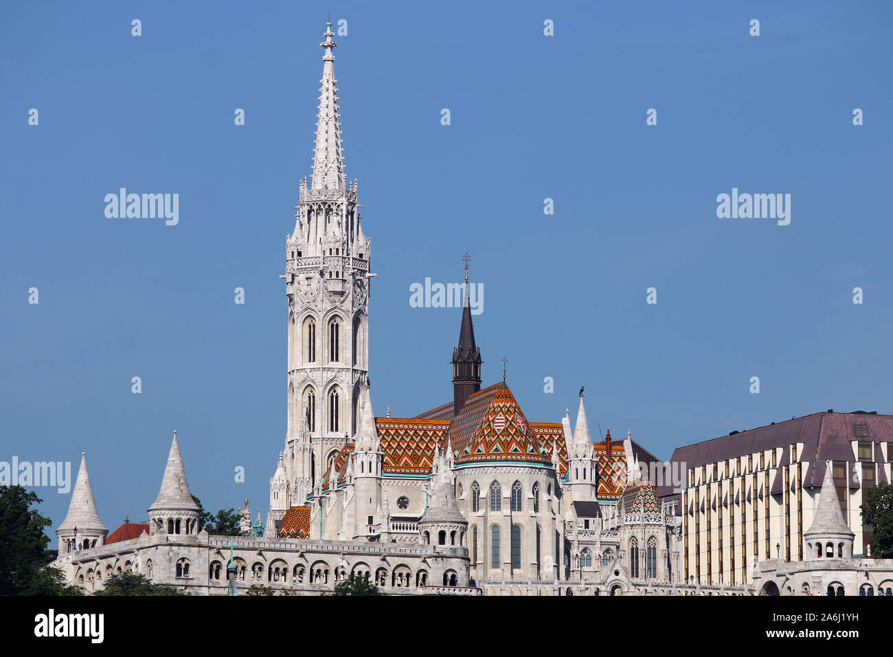 Hungary budapest towers matthias hi-res stock photography and images ...