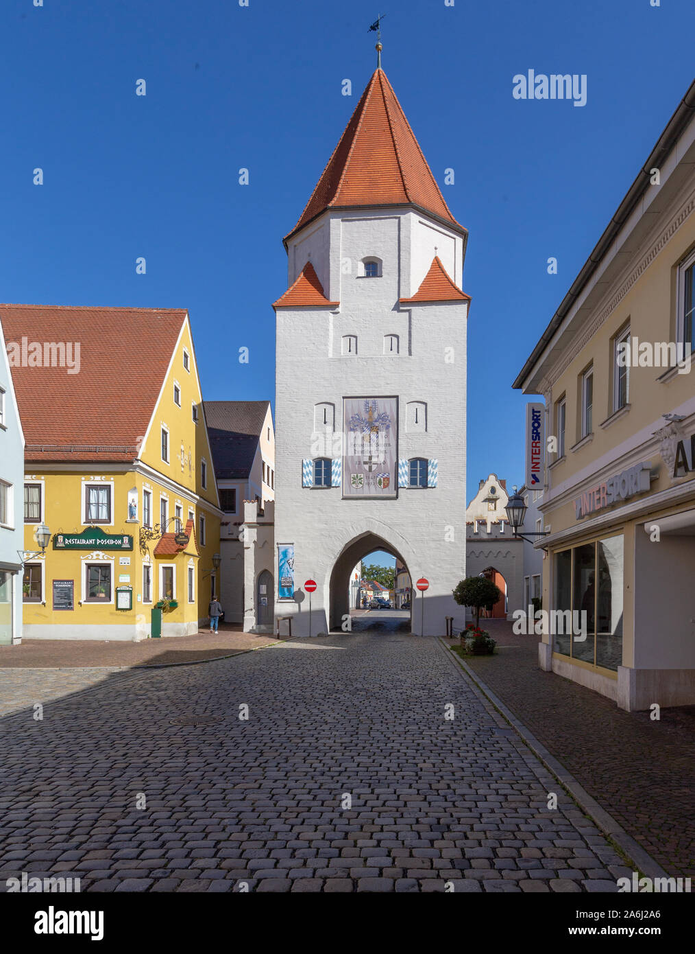 Aichach, little town in Germany Stock Photo - Alamy