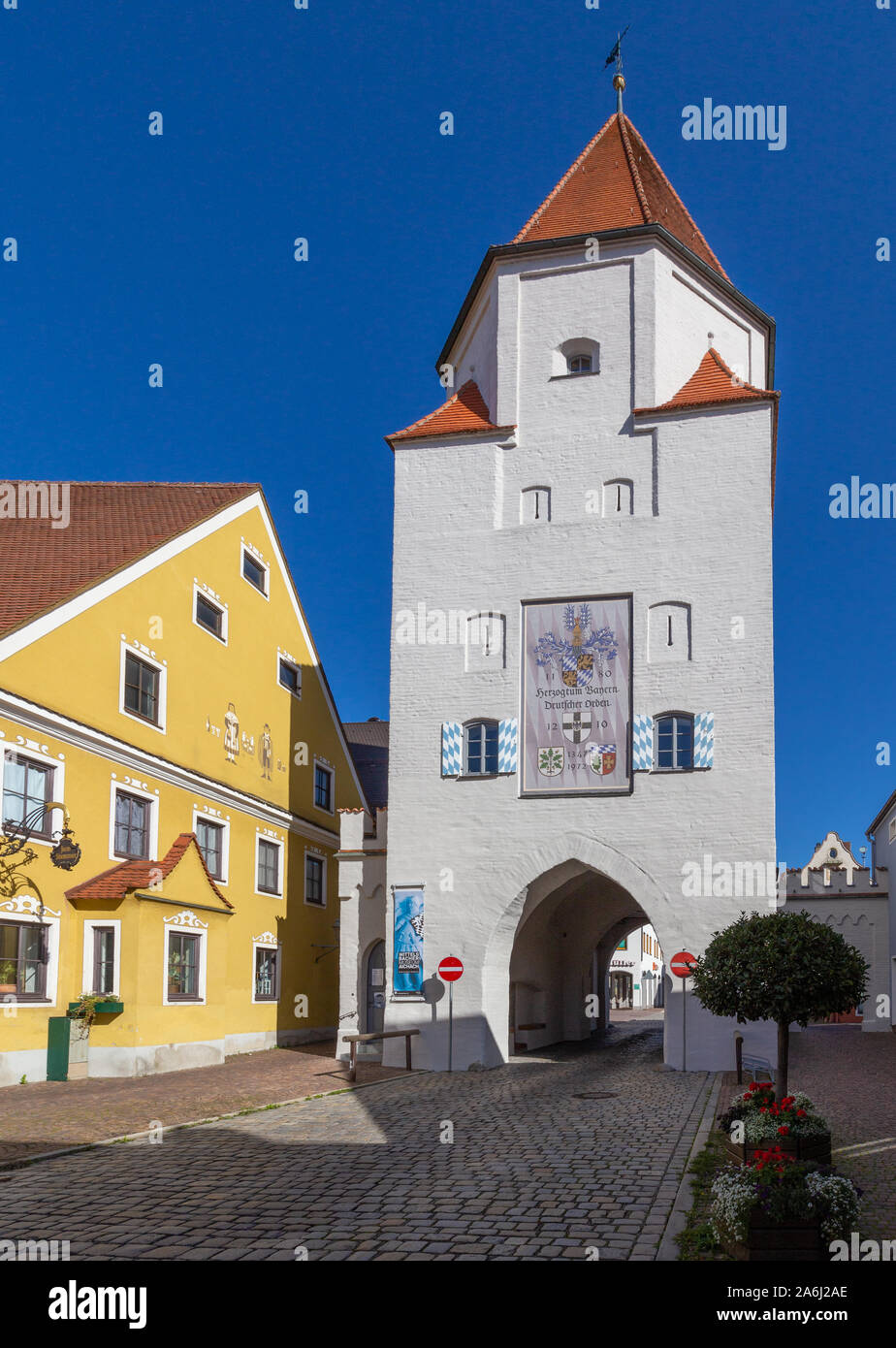 Aichach, little town in Germany Stock Photo - Alamy