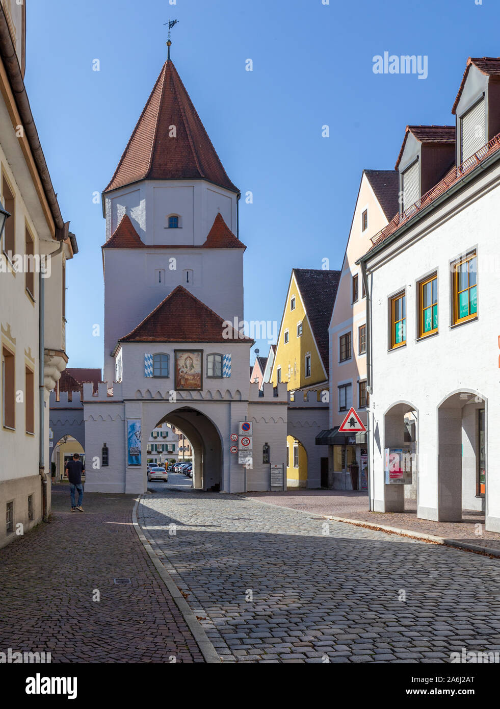 Aichach, little town in Germany Stock Photo - Alamy