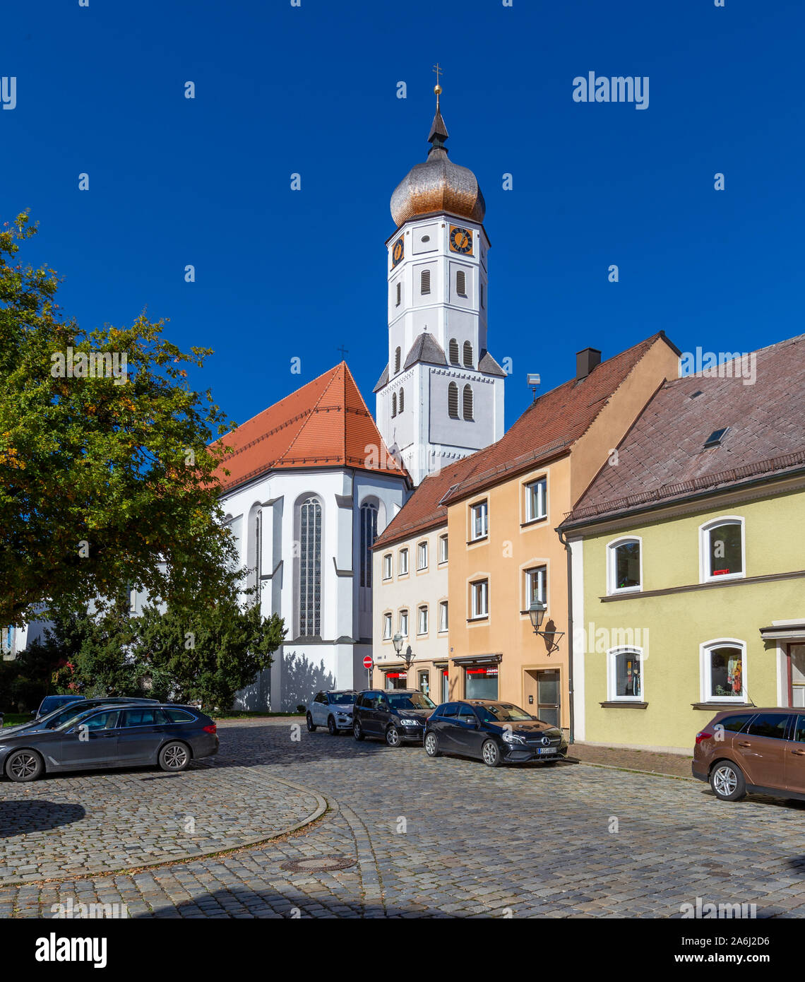 Aichach, little town in Germany Stock Photo - Alamy