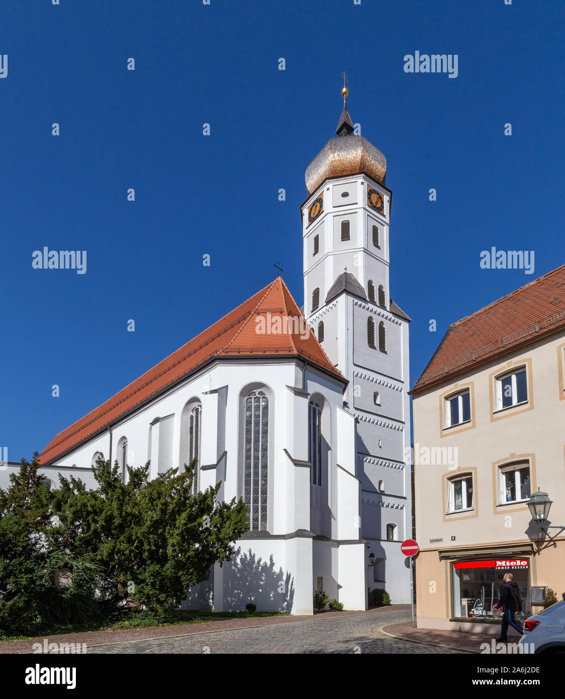 Aichach, little town in Germany Stock Photo - Alamy