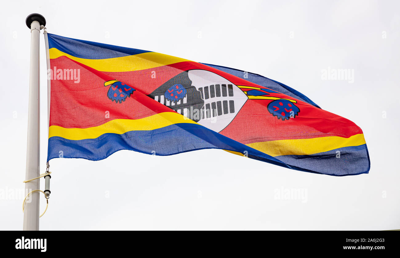 Swaziland flag hi-res stock photography and images - Alamy