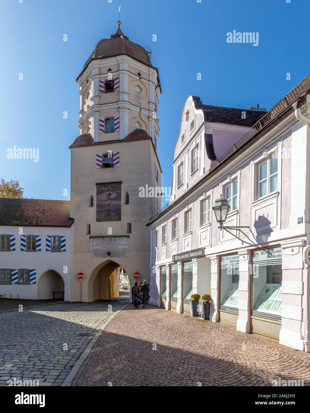 Aichach, little town in Germany Stock Photo - Alamy