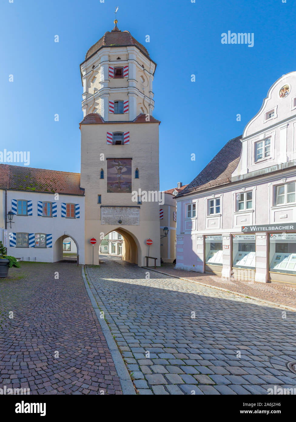 Aichach, little town in Germany Stock Photo - Alamy