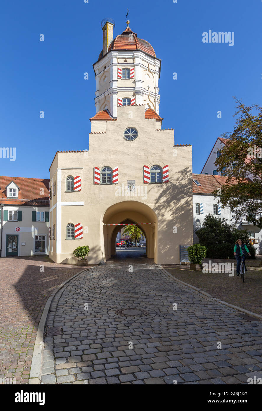 Aichach, little town in Germany Stock Photo - Alamy