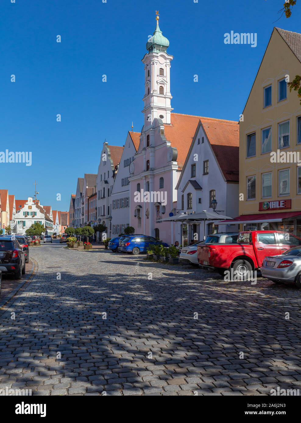 Aichach, little town in Germany Stock Photo - Alamy
