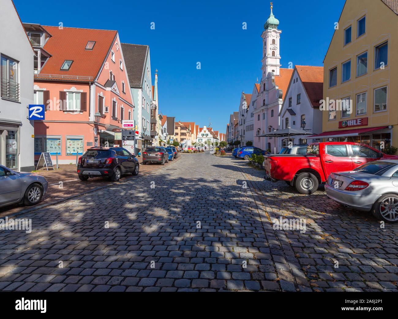 Aichach, little town in Germany Stock Photo - Alamy